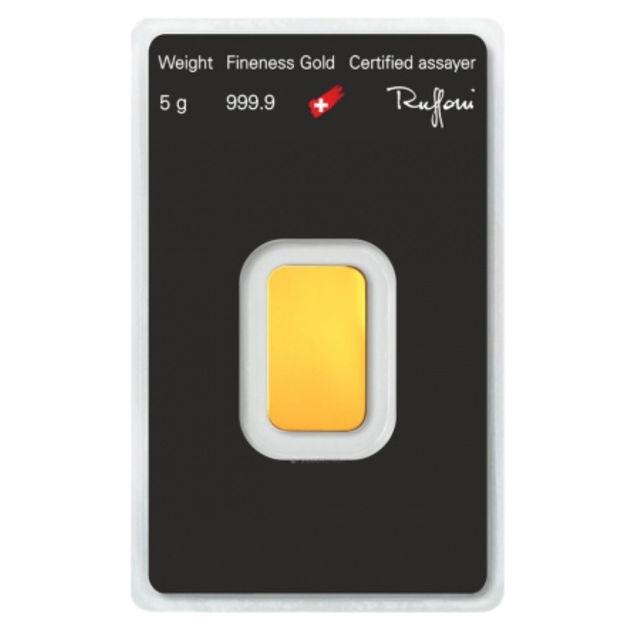 5 gram Gold Bar (Various Refiners) - Border Gold