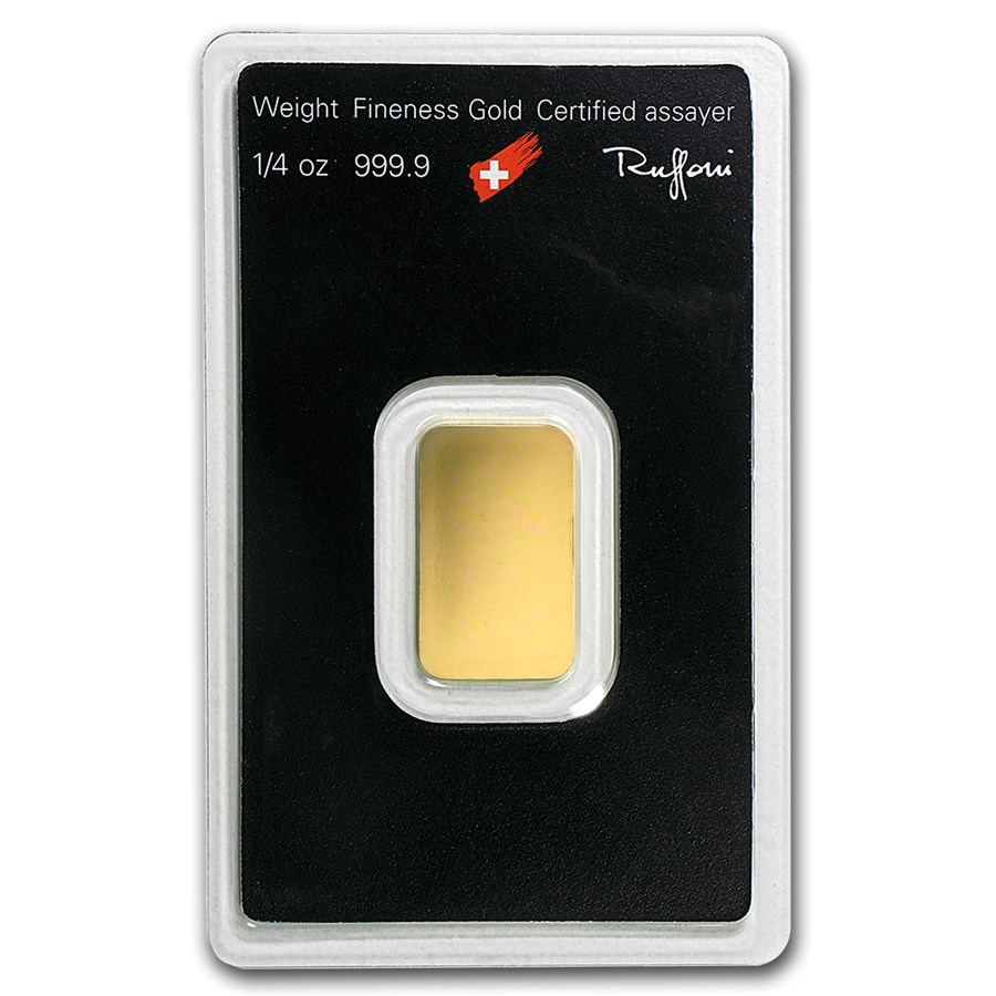1/4 oz Gold Bar - Border Gold